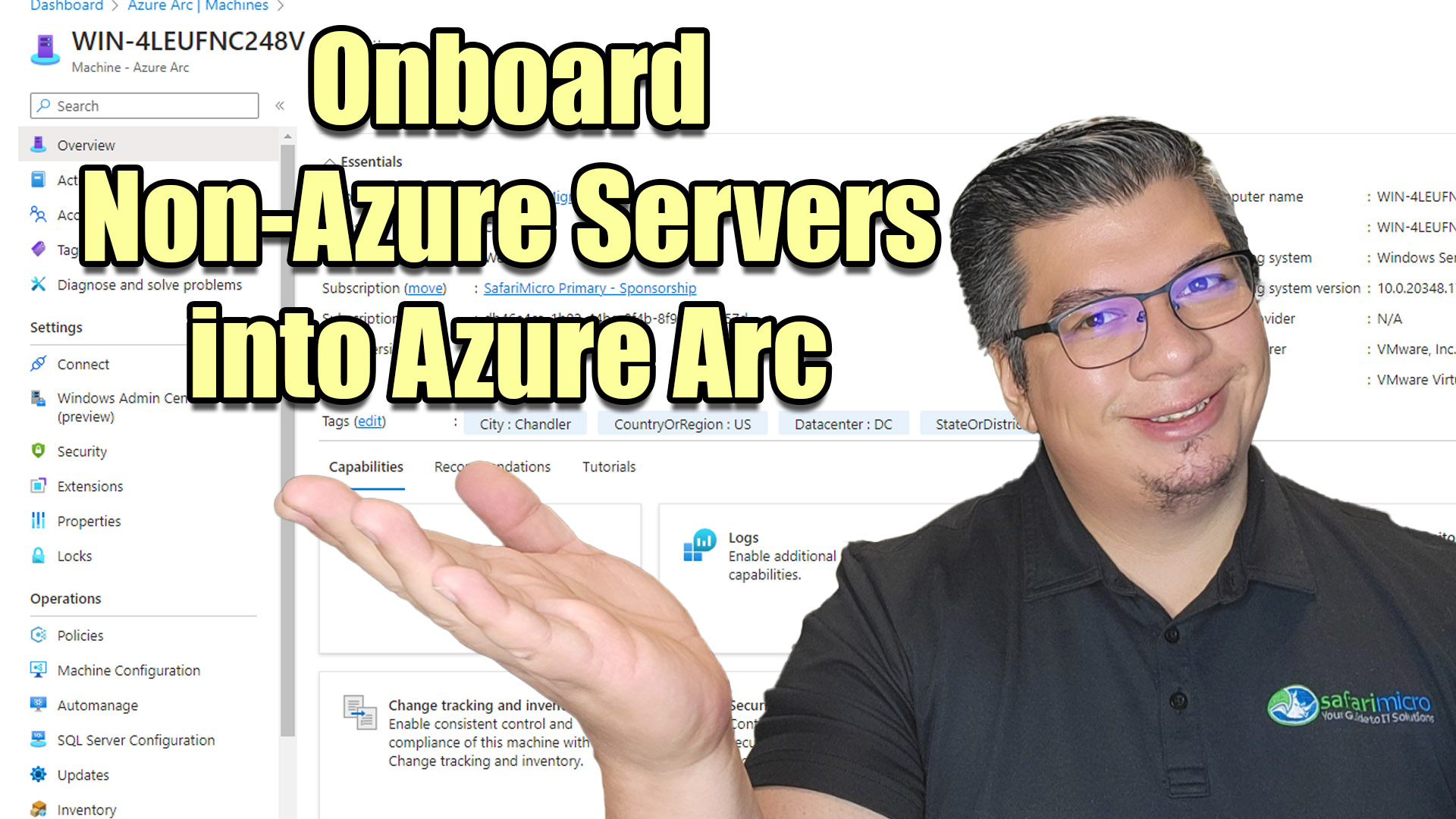 How to Onboard Non-Azure Servers into Azure Arc | MS Cloud Bros